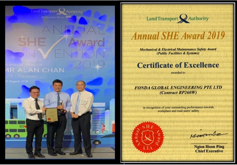 Mr Alan Chan (LTA Chairman) during LTA’s Annual SHE Award Ceremony ...