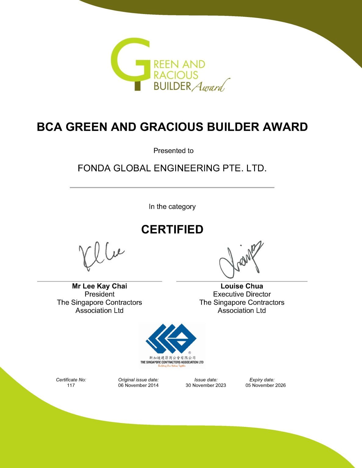 Licenses & Certification - Fonda Global Engineering