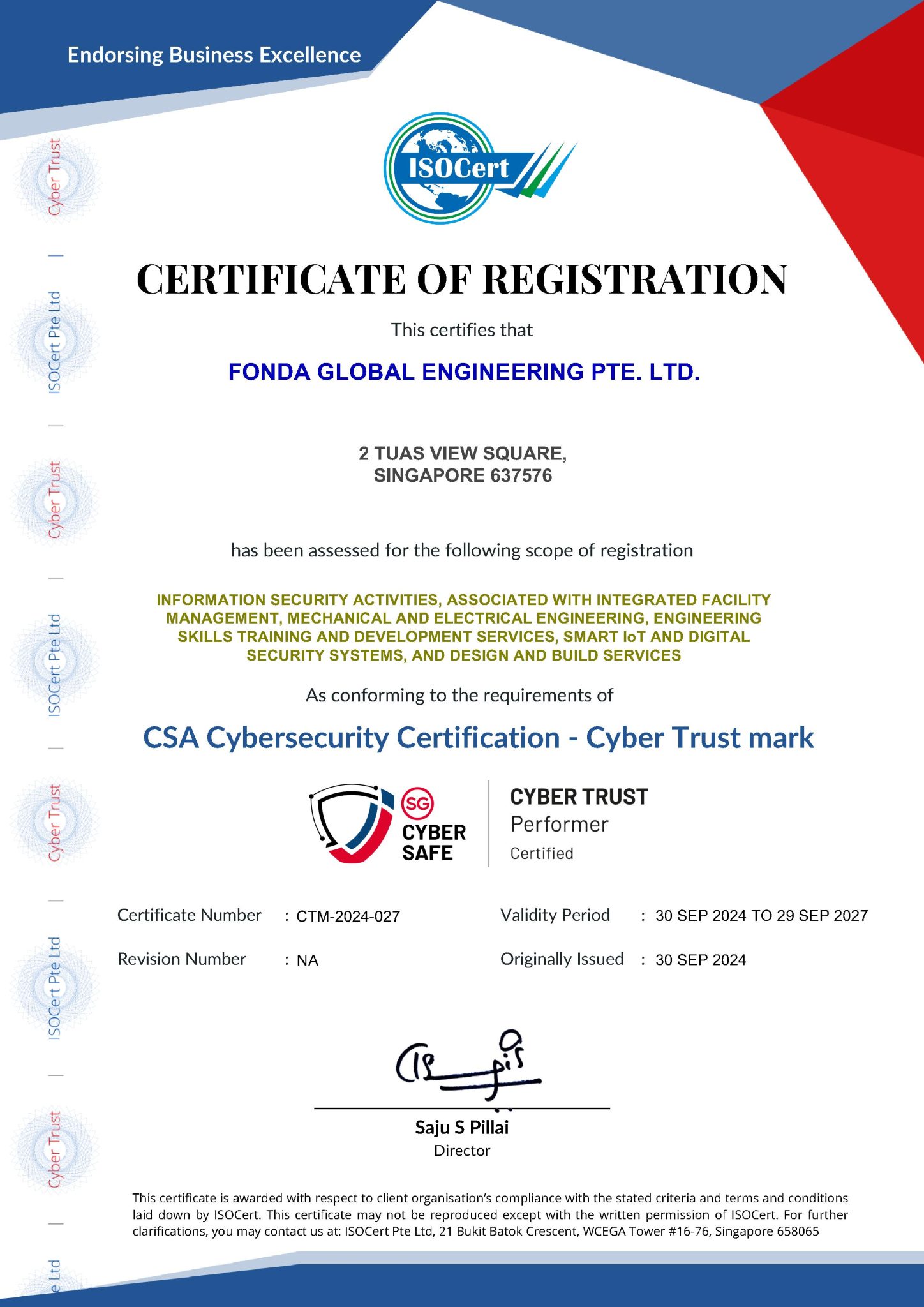 Licenses & Certification - Fonda Global Engineering